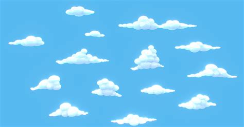 Stylized Clouds Pack Vol 02 3d Props Unity Asset Store