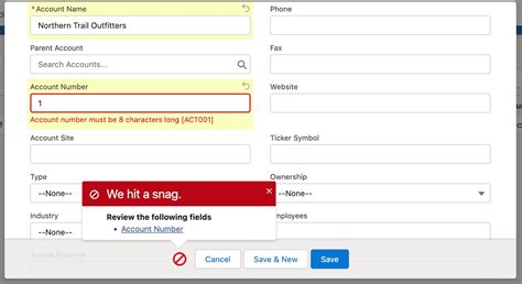 Improve Data Quality With Salesforce Validation
