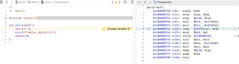 C Difference Between Assembly And Disassembly In Xcode Stack Overflow