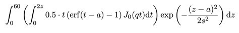 Python How To Evaluate Double Integral With Variable Upper Limit Of Inner Integral Stack