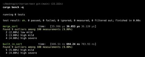 Rust Benchmarking With Criterionrs