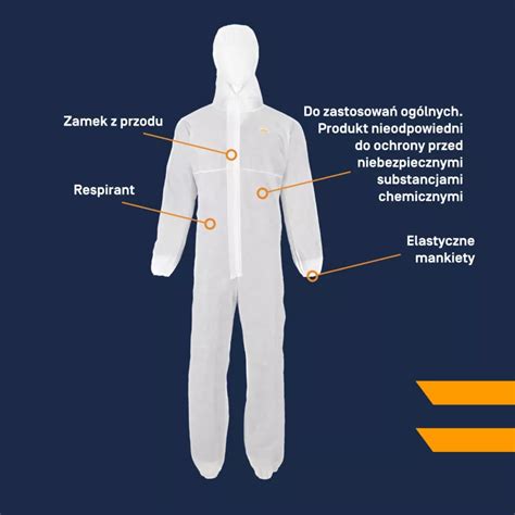 Kombinezon Ochronny Site Codwe Biały L