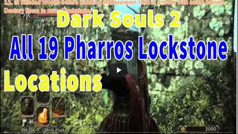 Dark Souls 2 All 19 Pharros Lockstone Locations Youtube