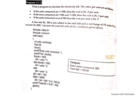 Solution Electricity Bill Calculate Program Studypool Solution Electricity Bill Calculate Program Studypool