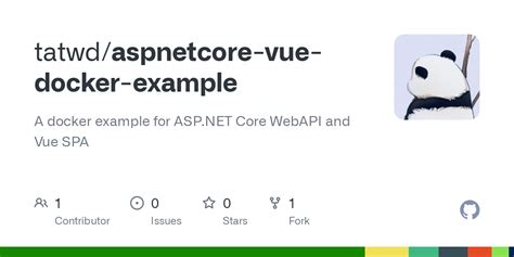GitHub Tatwd Aspnetcore Vue Docker Example A Docker Example For ASP