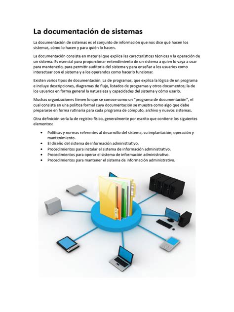 La Documentación De Sistemas Pdf