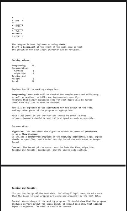 Solved Progran Specification You Will Use Cpulator To Run Solved Progran Specification You Will Use Cpulator To Run