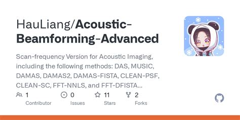 Github Hauliangacoustic Beamforming Advanced Scan Frequency Version