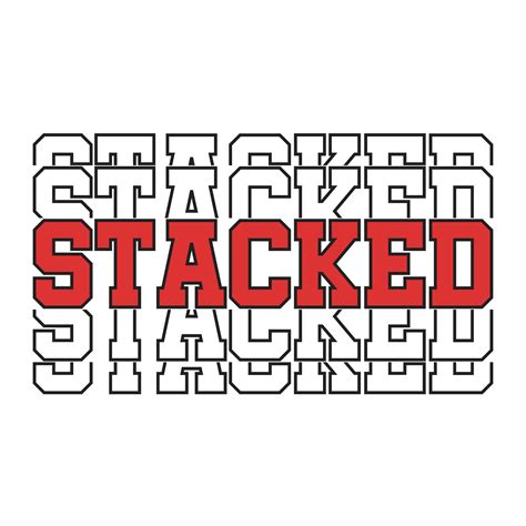 Stacked Text Generator Free Online Stacked Font
