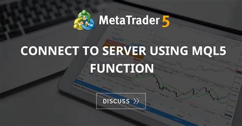 Connect To Server Using Mql5 Function Trading Platform General