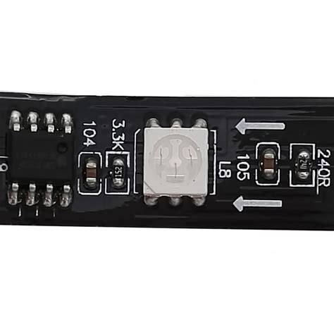 WS2811 Non Waterproof 60 Pixel 1m Addressable Pixel Strip DC 12v 5 Meter Strips Madrix