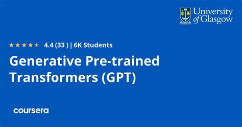 生成式预训练变换器 gpt coursera