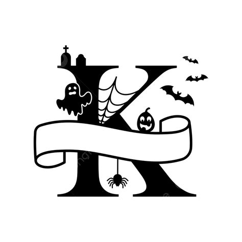 Letra K Halloween