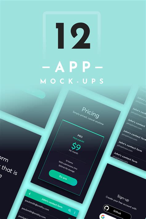 Minimal Mobile App Mock Ups Diy Website Design Web Design Tips