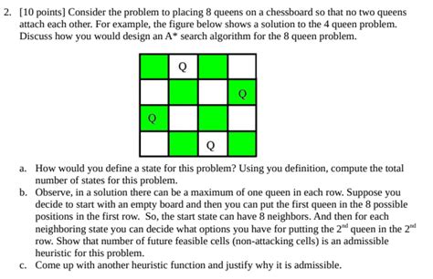 Solved Points Consider The Problem To Placing Chegg Com