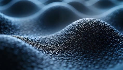 Abstract Futuristic Metallic Wave Pattern 3d Render Shows Hexagonal Mesh Structure Wave Like