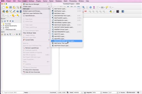 How To Add Data From ArcGIS Online To QGIS Geography Realm