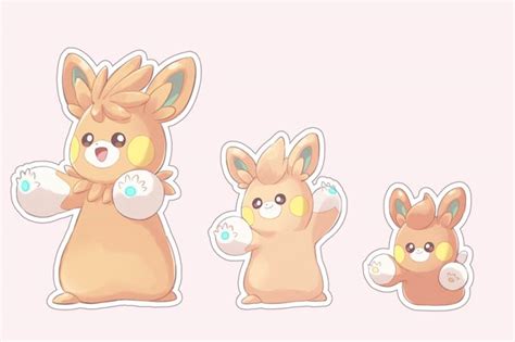 关都 922鼠宝可梦，布土拨 パモット 插画图片 Bobopic