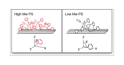 Influence Of Polymer Molecular Weight On Chain Conformation At The Polystyrenesilver Interface