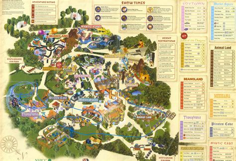 Chessington World Of Adventure 2004 Park Map Chessington W Flickr