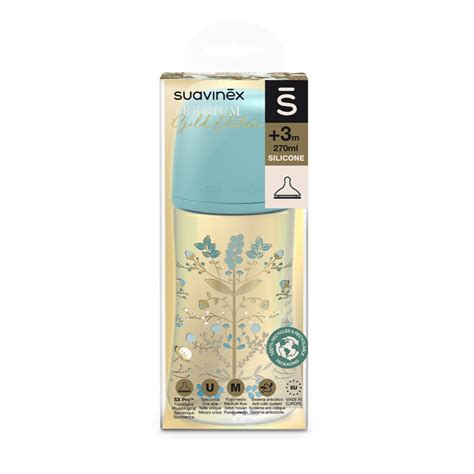 Пляшечка Suavinex Gold Edition 270 мл у каталозі магазину karapuzov.com.ua