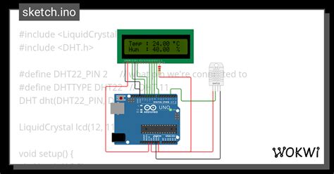 Lcd Dht22 Wokwi Esp32 Stm32 Arduino Simulator