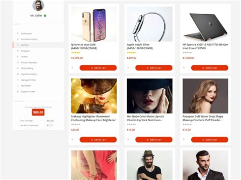 laravel multivendor ecommerce cms with 25 products upwork