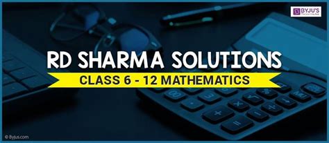 RD Sharma Solutions For Class To Updated For