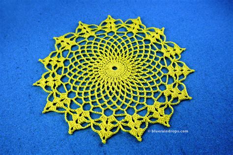 Small Doily Pattern Blueraindrops Arts And Crafts