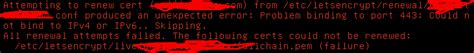 Renewing Expired Cert With Certbot Networking Level1techs Forums