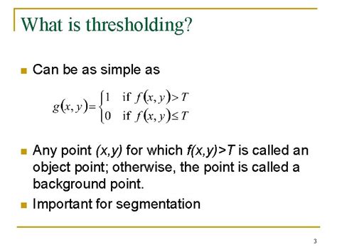 Digital Image Processing Lecture 18 Segmentation Thresholding Regionbased