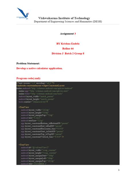 Assignment 3 Pdf Android Operating System Computing