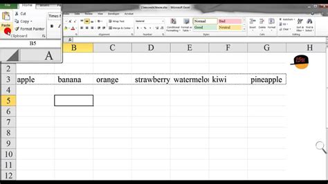 Excel Converting Data In Columns To Rows Transpose Youtube