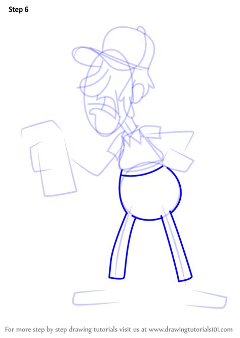 How To Draw Tate Mcgucket From Gravity Falls Gravity Falls Step By Step