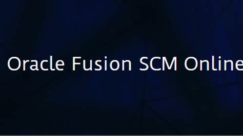 Oracle Fusion Scm Online Training Tickets By My Store Wednesday January 18 2023 Online Event
