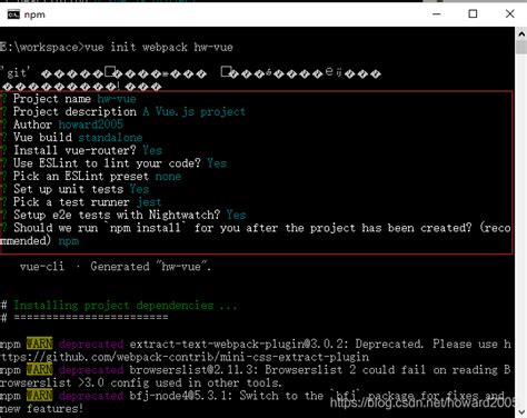 Vue实战：使用cli构建vue项目vue Cli 创建项目 Csdn博客