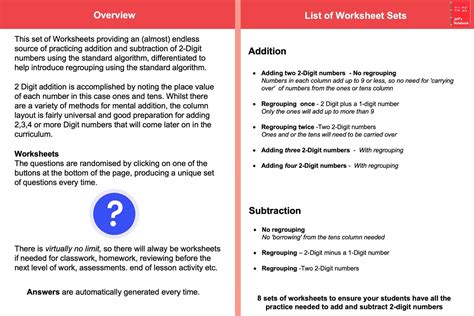 Add And Subtract 2 Digit Numbers With And Without Regrouping Formal Method Free And Premium