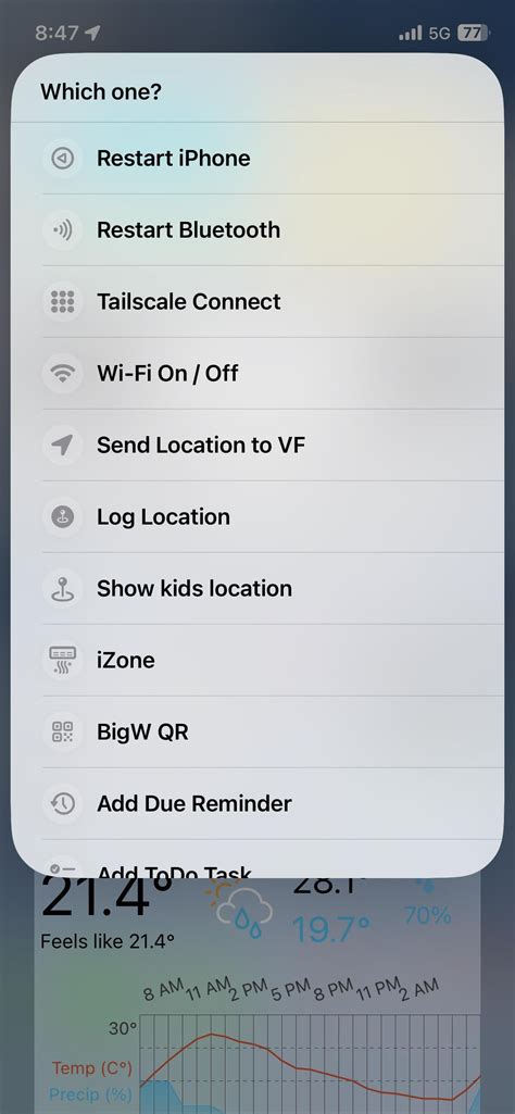 menu with sf symbols with small update r shortcuts