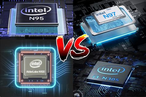 Intel Processor N95 Vs N97 Vs N100 Vs Core I3 N305 Benchmarks