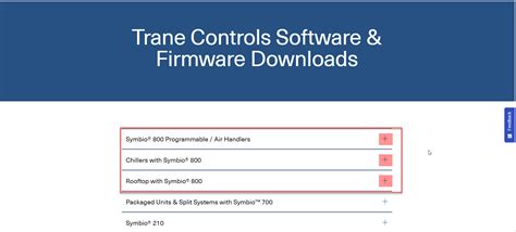 Updating Symbio 800 Firmware From The Symbio Web User Interface Without