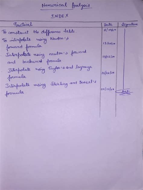 Numerical Practical Pdf