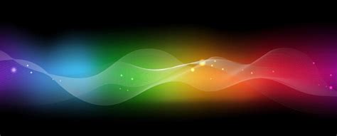 Premium Photo Abstract Bright Wave Isolated Black Background