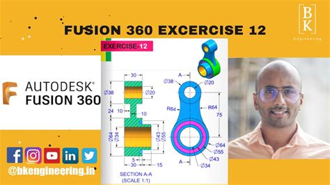 Fusion Excercise CAD Beginners Practice BK Engineering YouTube