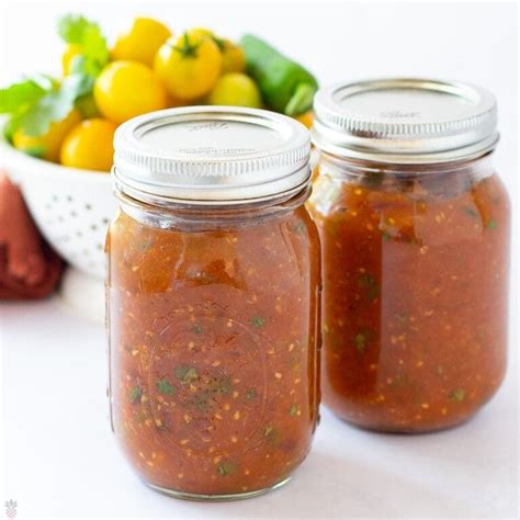 Easy Step By Step Canning Cherry Tomato Salsa Recipe Intentional