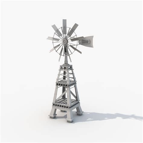 Windmill 3d Model Download 91496982