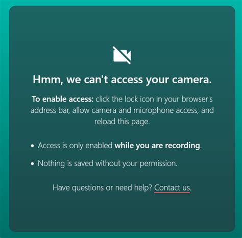 Troubleshooting Camera And Microphone Access On Windows Computers Vocal
