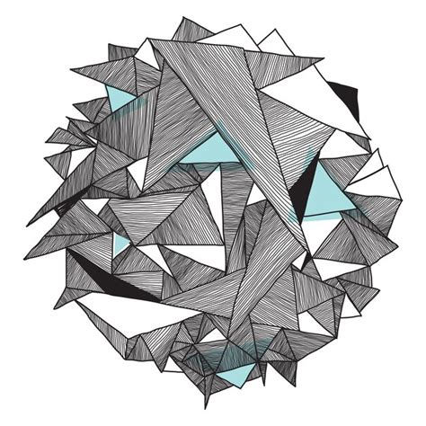 Premium Vector Grunge Geometric Pattern Modern Abstract Background Triangle