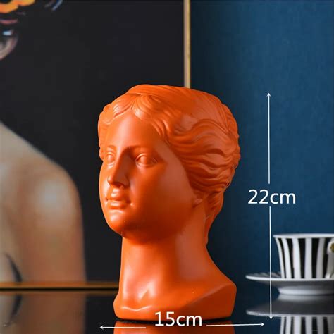 Скандинавский стиль Современная креативная полимерная Цветочная композиция для вазы Венера