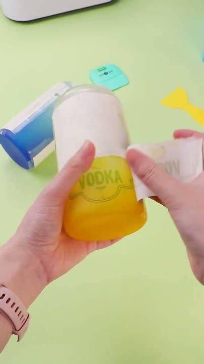 Htv론트 텀블러 열 프레스로 유리 텀블러를 장식하여 선물해 보세요 Htv론트 이스프리 Diy 텀블러프레스 승화전사 Shorts Youtube