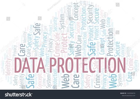 Data Protection Word Cloud Wordcloud Made With Royalty Free Stock Vector Avopix